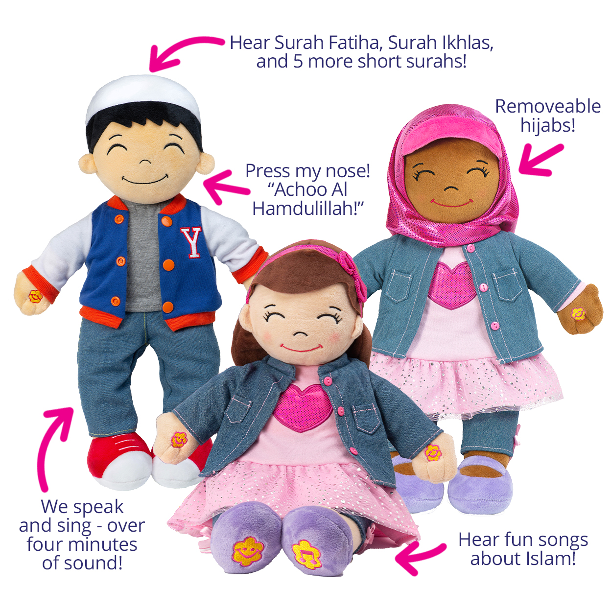 Aamina English/Arabic Speaking Doll | Desi Doll Company